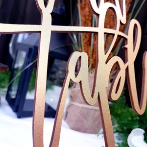 Head Table Wood Signs | Personalized Wedding Ideas | Laser Cut Wood ...