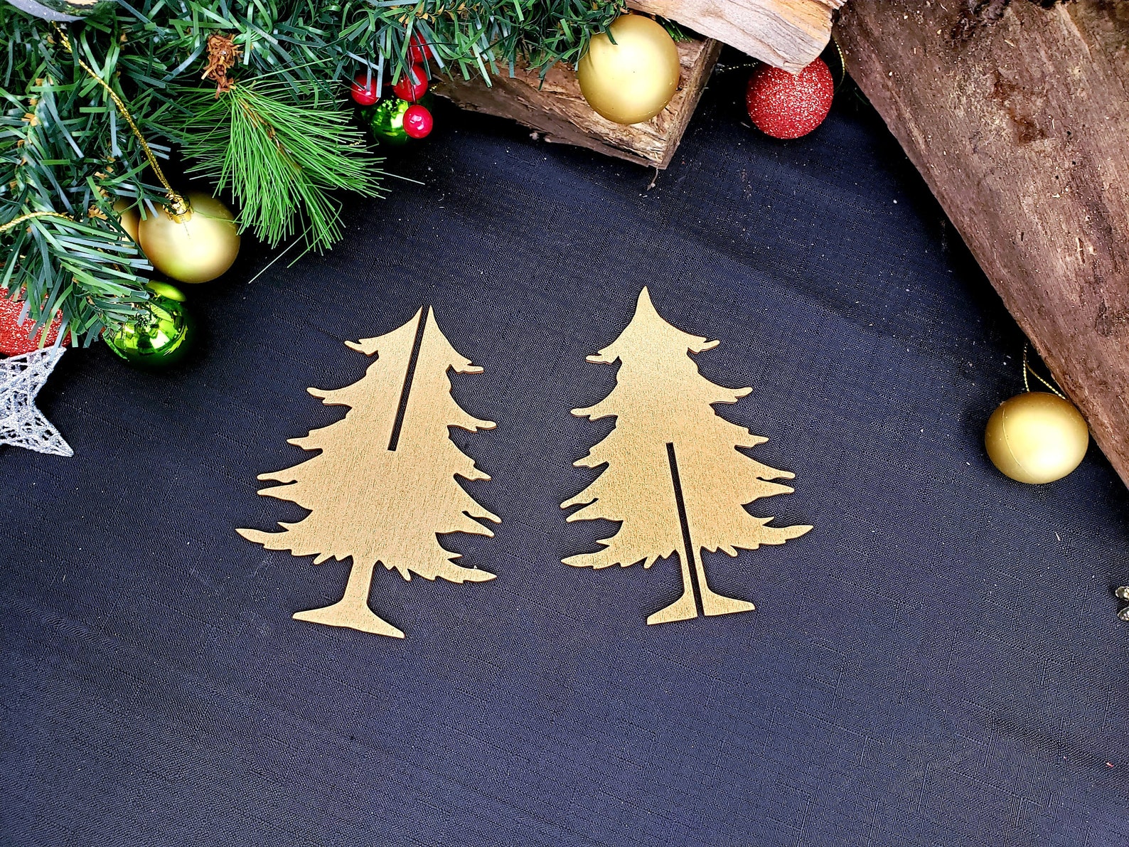 Wood Trees Centerpiece Winter Wedding Wood Tree Display | Etsy