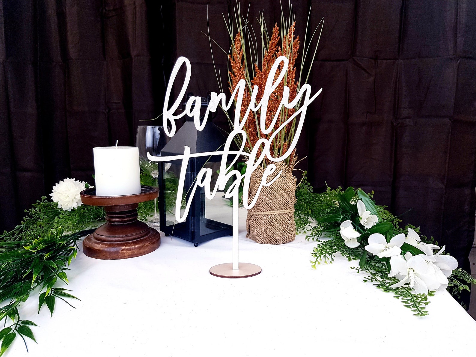 Family Table Wood Signs Wedding Wood Table Signs Laser Cut - Etsy Canada