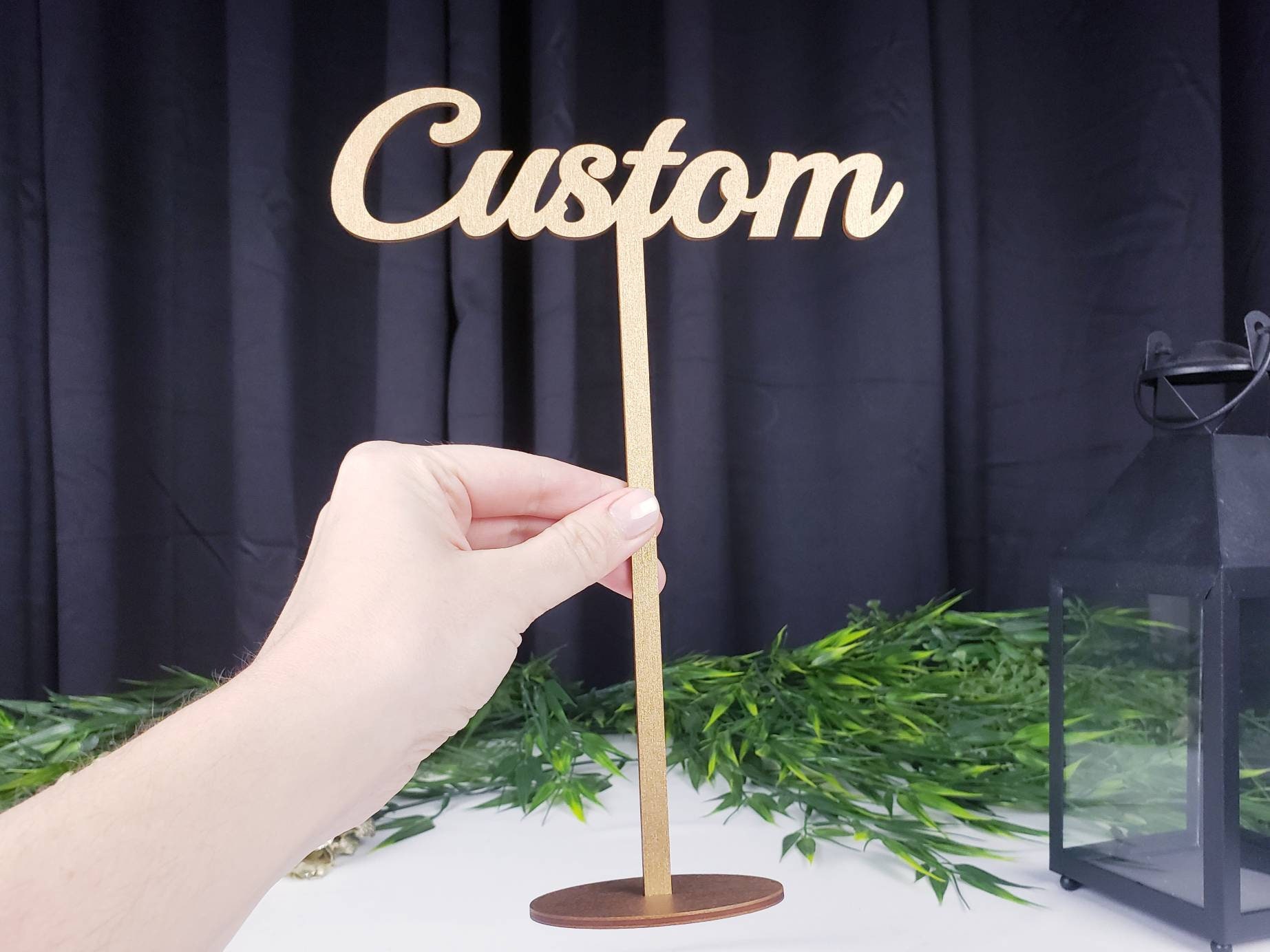 Custom Table Sign | Etsy