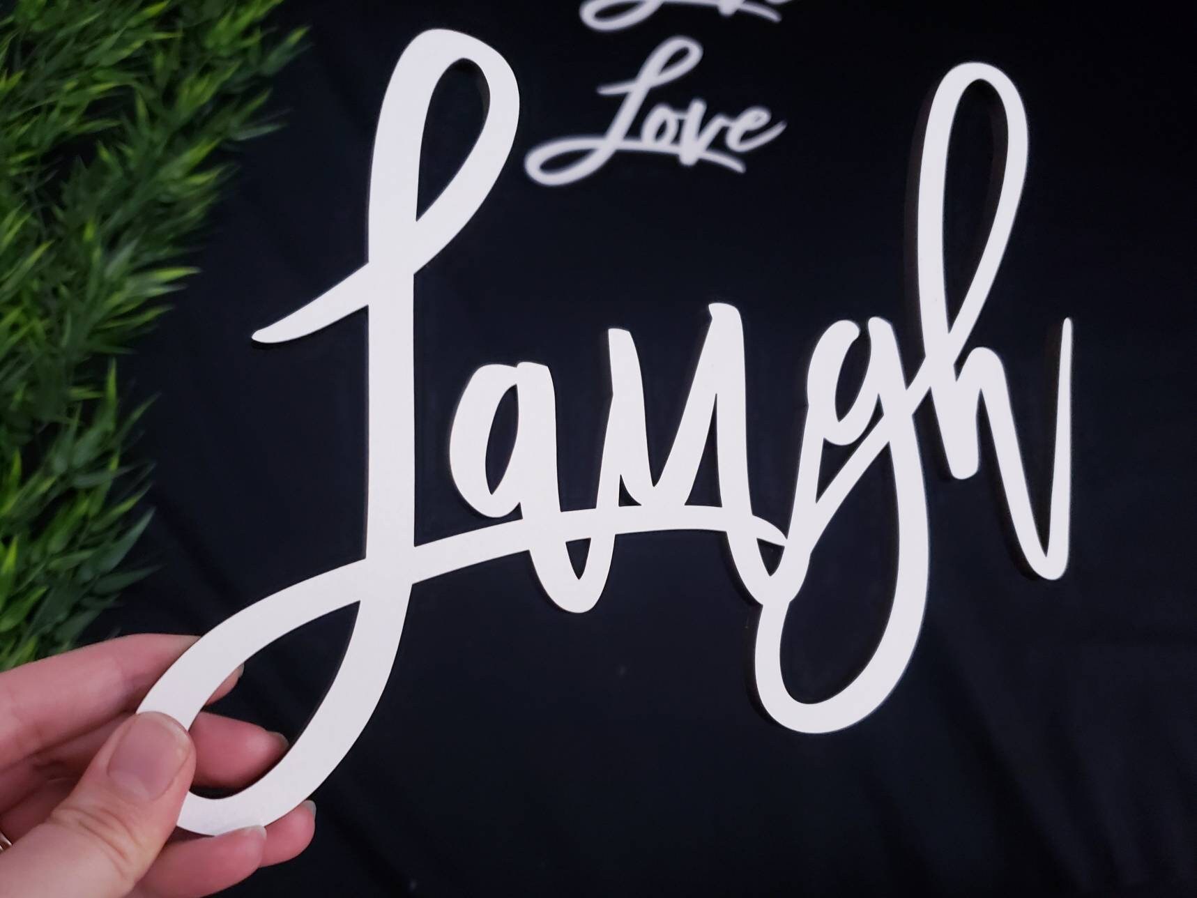 Live Laugh Love Sign 3 Piece Set Farmhouse Decor Wood - Etsy UK