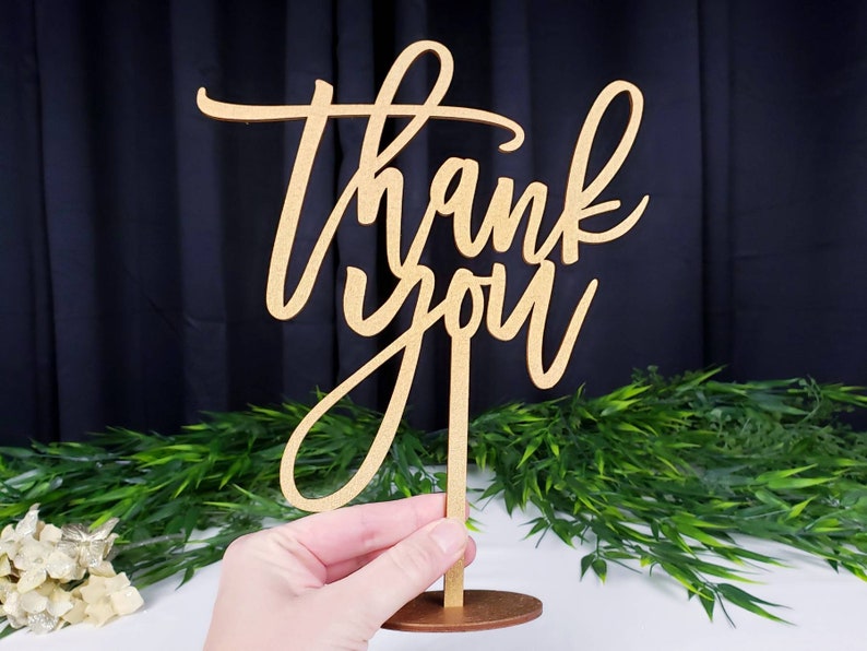 Thank You Table Sign Thankyou Sign - Etsy