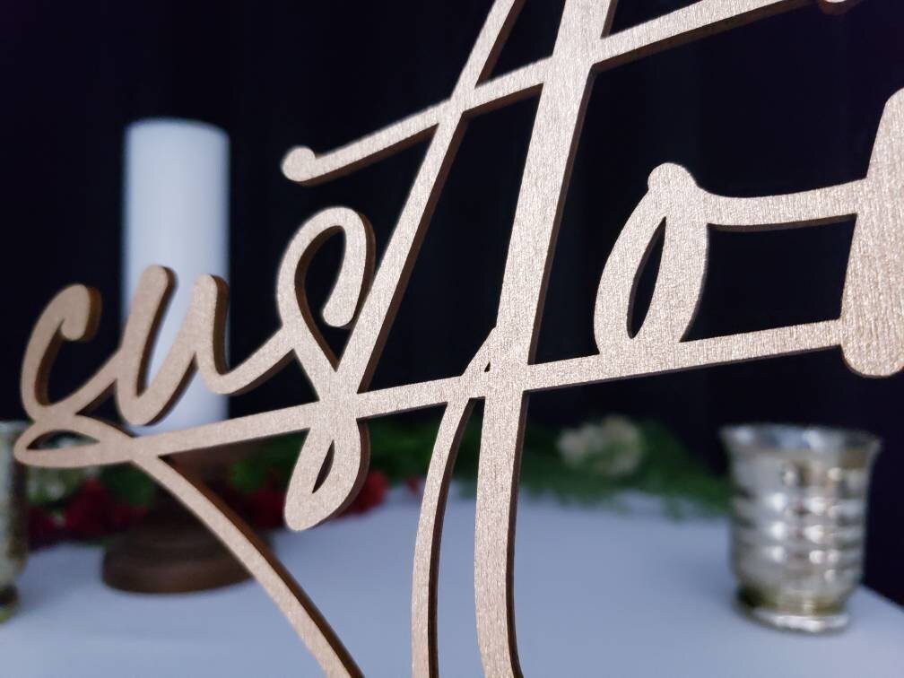 Custom Classy Table Sign Design Your Own | Etsy