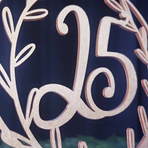 Birthday Cake Topper | 25th Anniversary Topper | 50 Years Topper ...