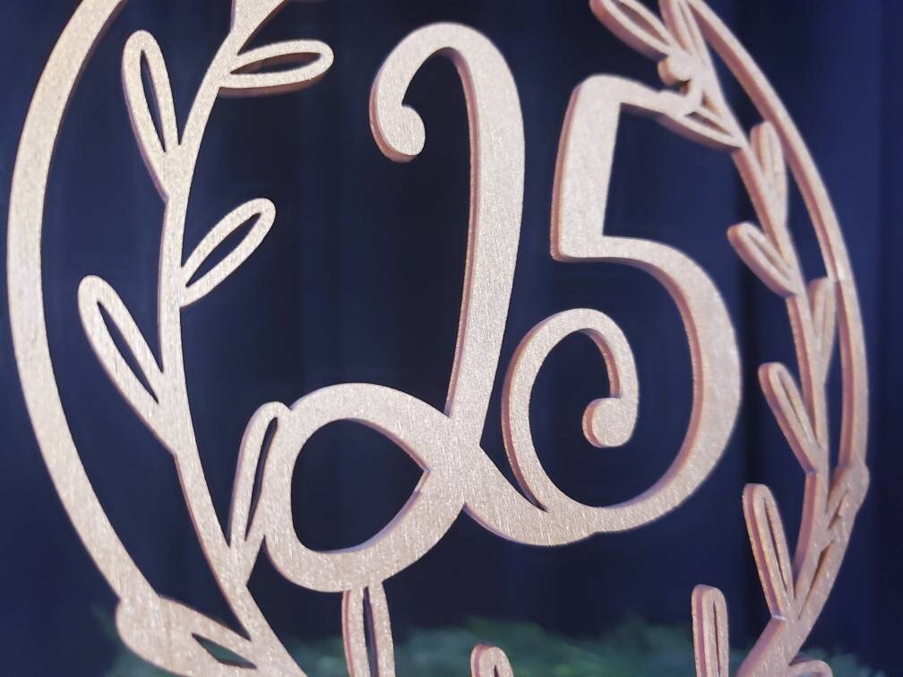 Birthday Cake Topper 25th Anniversary Topper 50 Years - Etsy