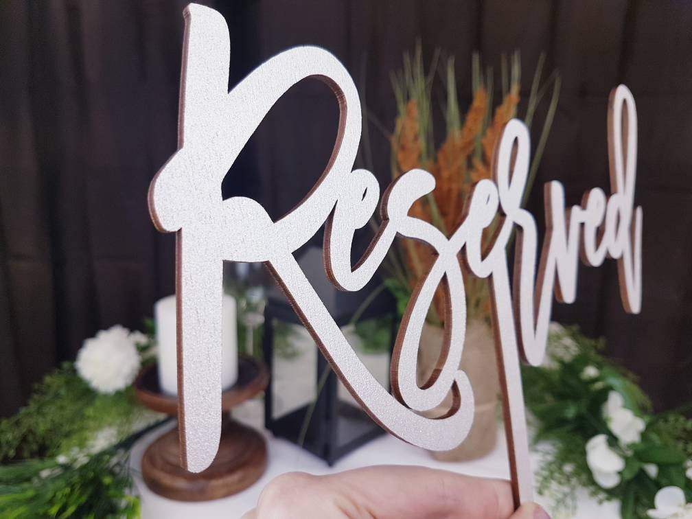 Reserved Table Sign Head Table Wood Signs Personalized | Etsy