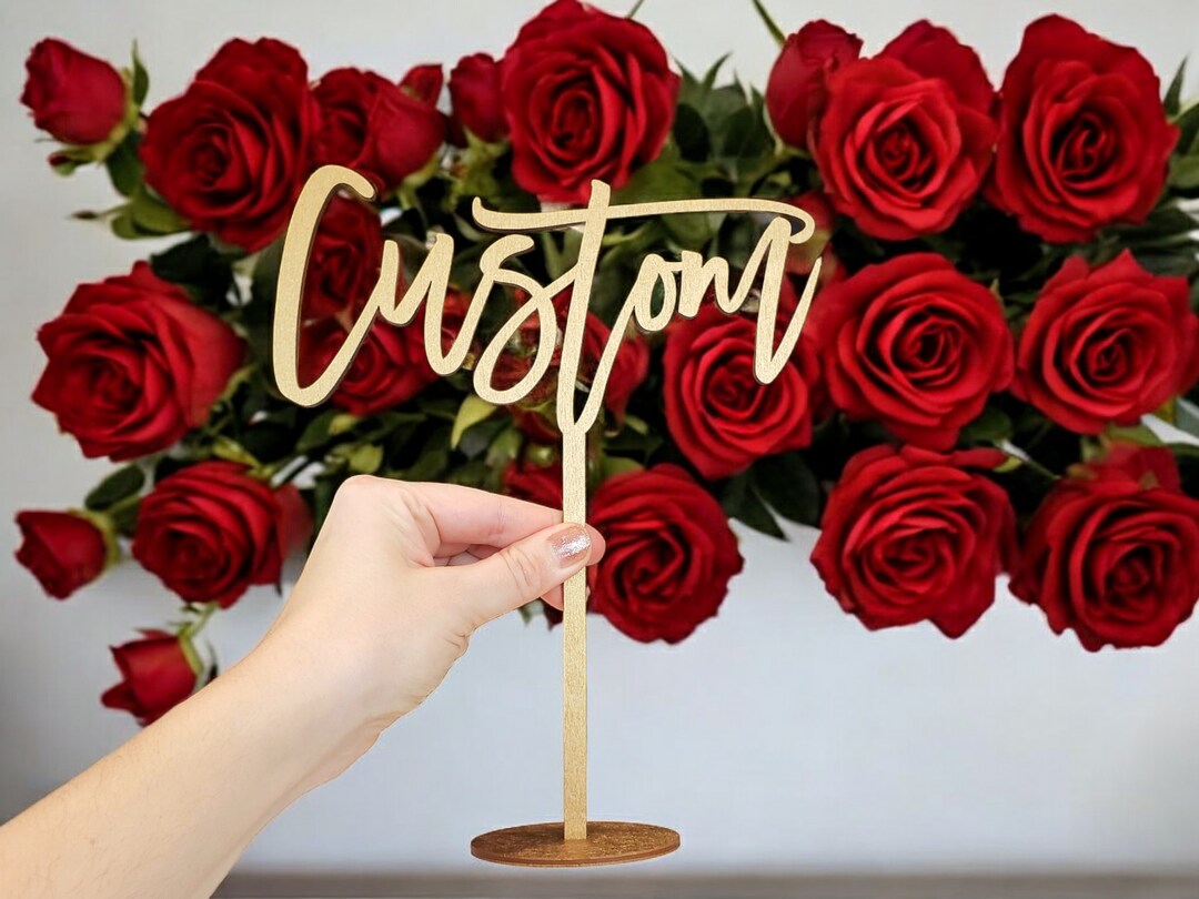 Custom Table Sign | Personalized Table Sign - Etsy