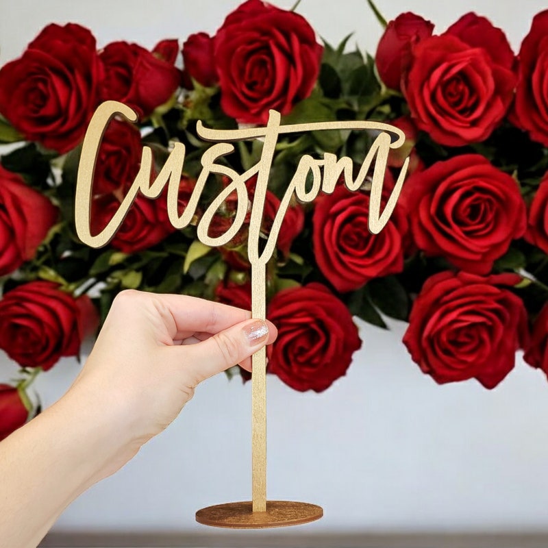 Custom Table Signs - Etsy