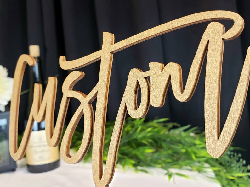Custom Table Sign Personalized Table Sign - Etsy