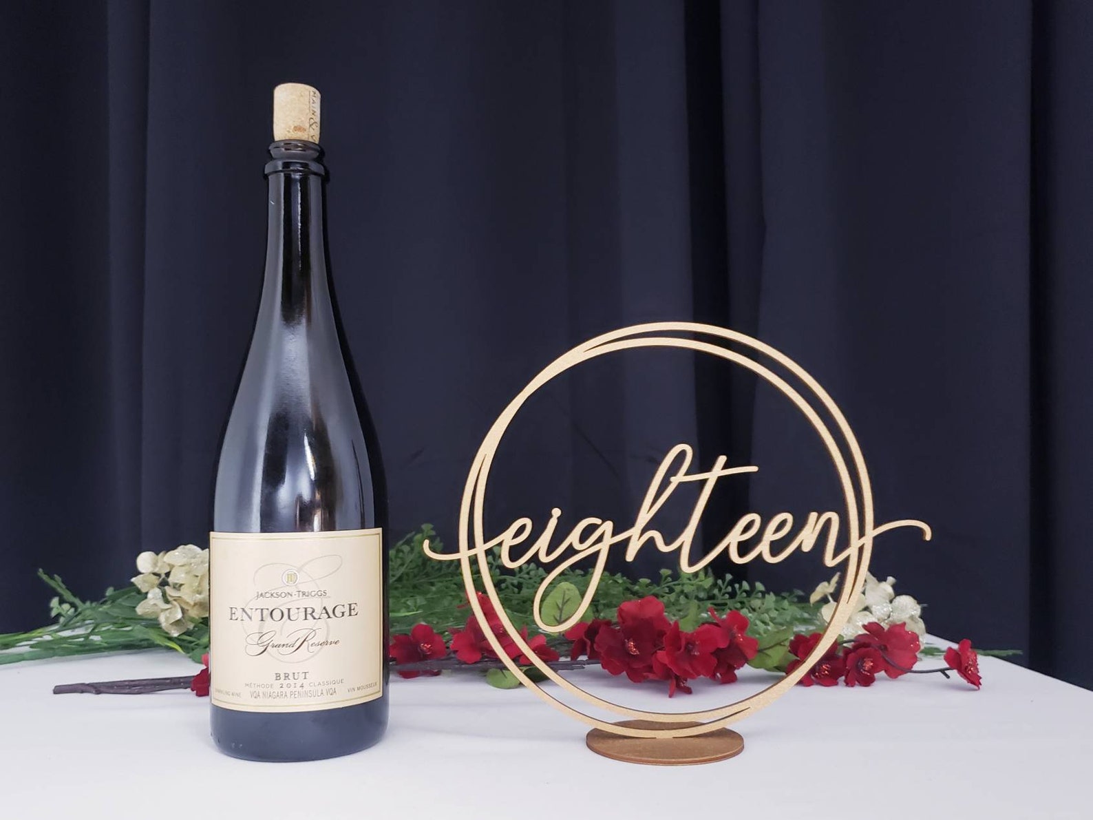 Circle Wood Table Numbers Wedding Reception Numbers Gold - Etsy