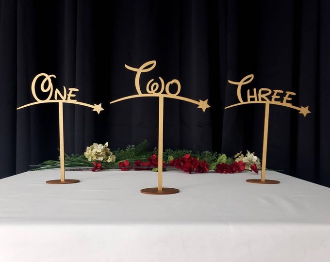 Disney Wedding Acrylic Table Numbers Disney Wedding Decor Fairytale ...