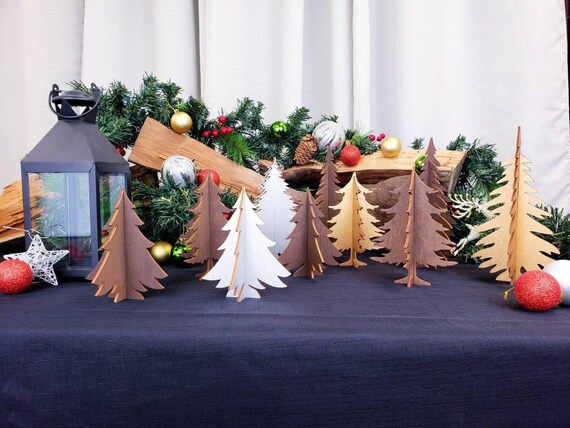 Wood Trees Centerpiece Winter Wedding Wood Tree Display | Etsy