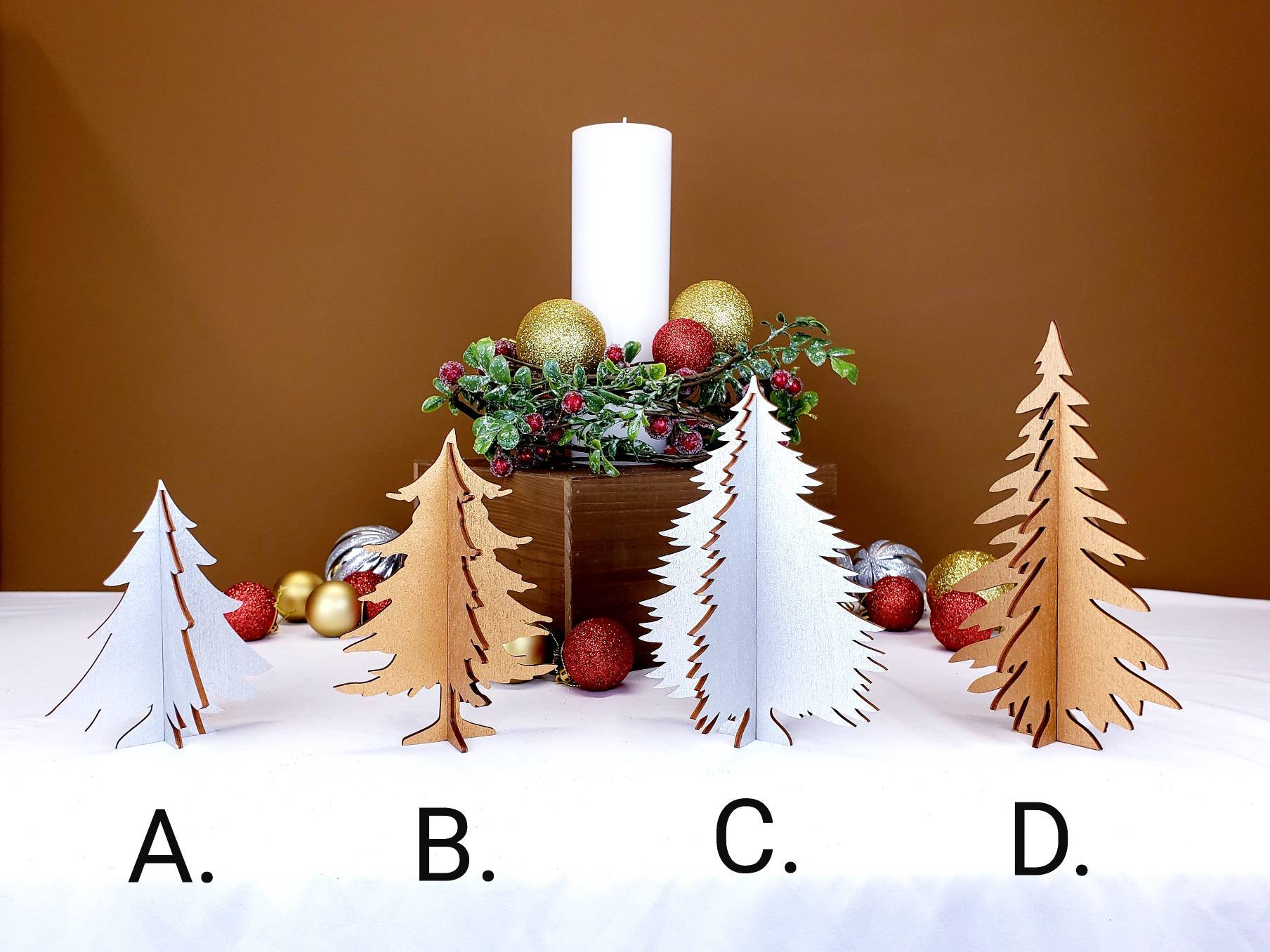 Wood Trees Centerpiece Winter Wedding Wood Tree Display | Etsy