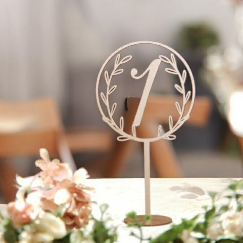 Wood Table Numbers - Etsy