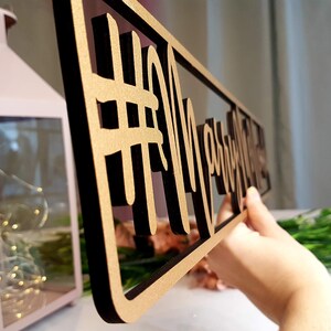 Personalized Wedding Hashtag Signs | Personalized Hashtag Signs ...