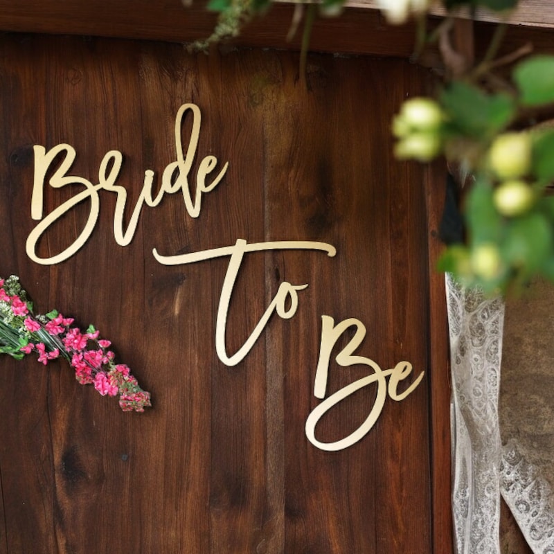 Bride to Be Wood Sign - Etsy