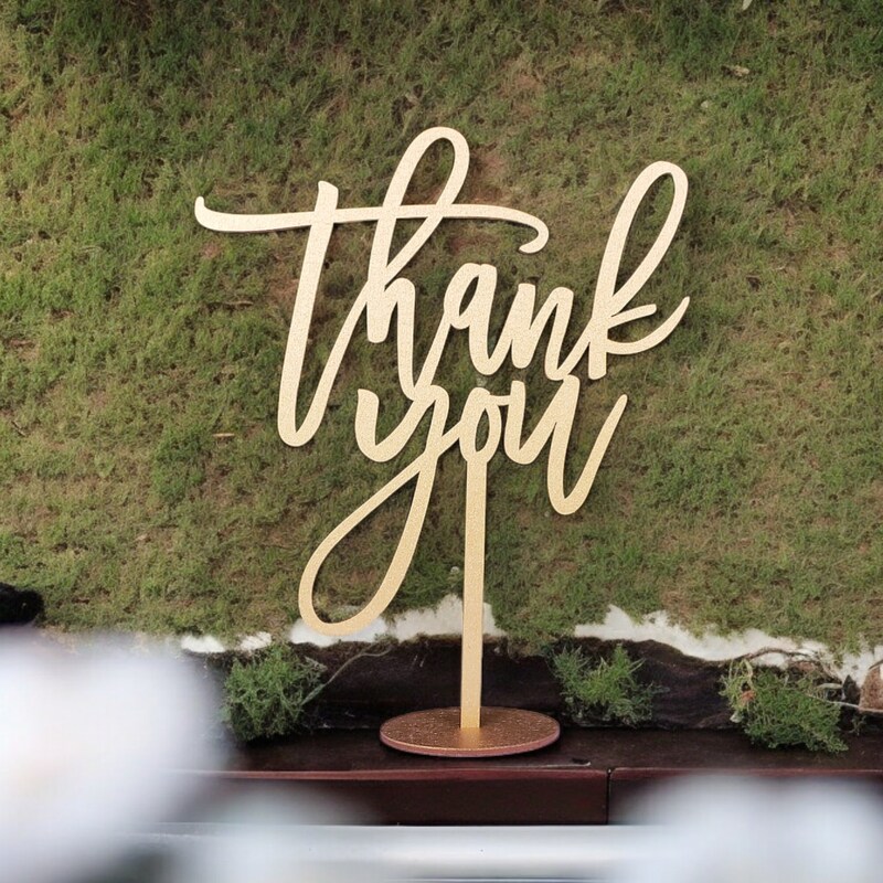 Wedding Thank You Sign - Etsy
