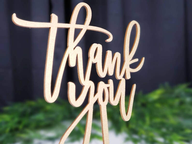 Thank You Table Sign Thankyou Sign - Etsy