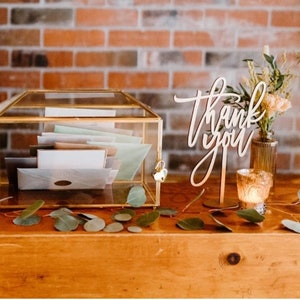 Thank You Table Sign | Thankyou Sign - Etsy