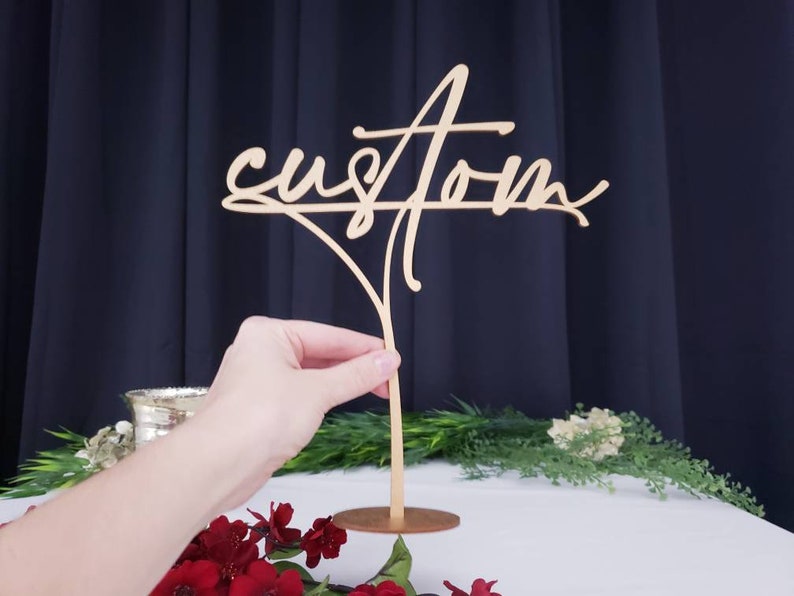 Custom Classy Table Sign Design Your Own - Etsy