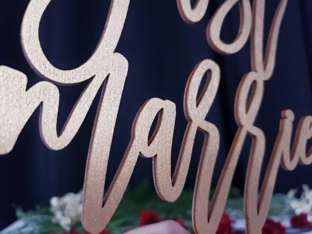 Just Married Sign | Etsy