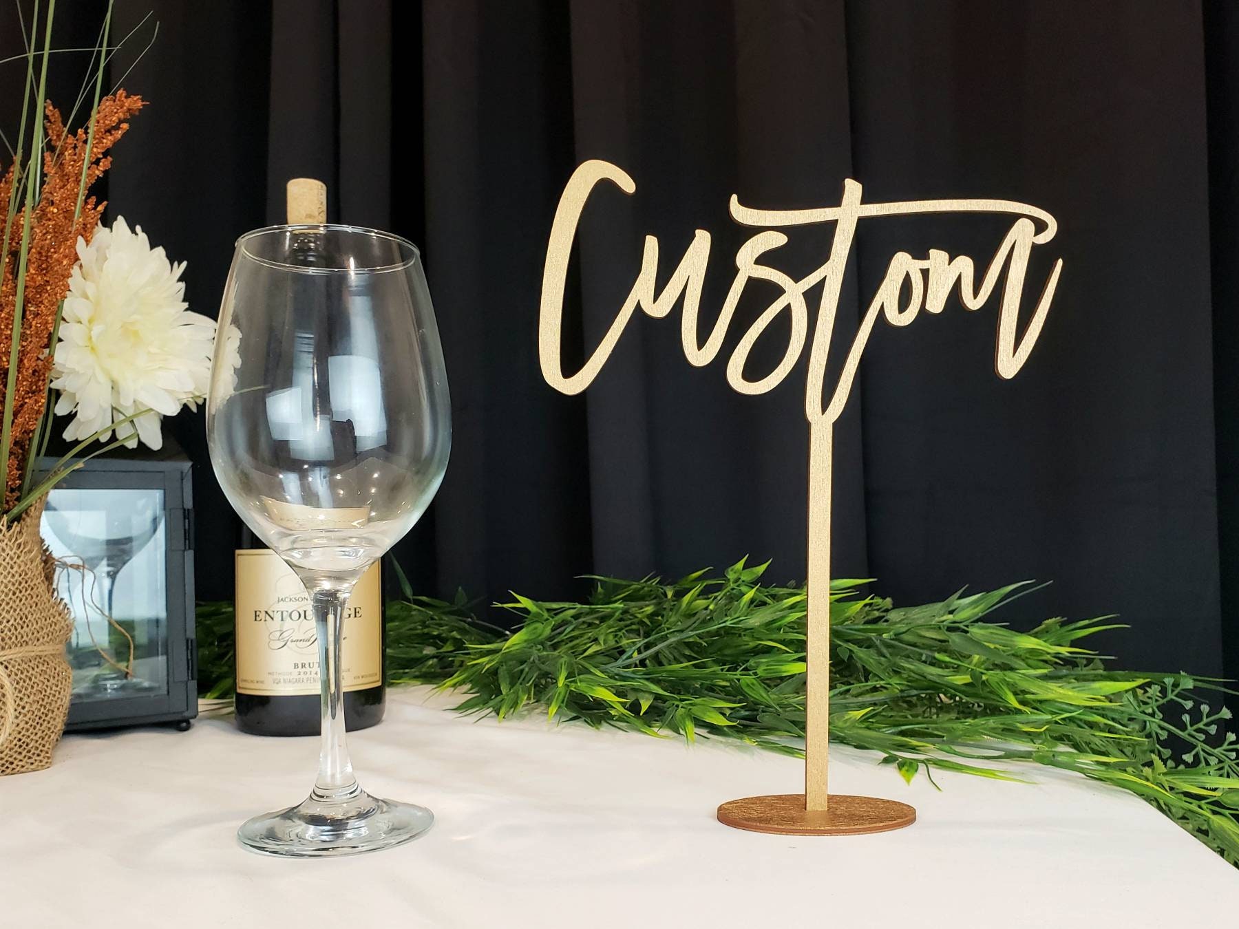 Custom Table Sign Personalized Table Sign | Etsy