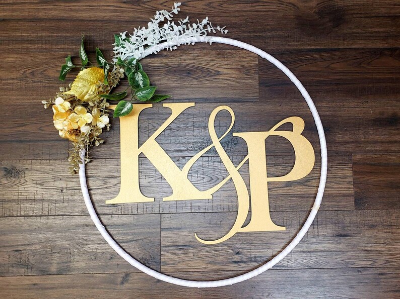 Wedding Initials Sign Wedding Wood Monogram Wood Cut Out - Etsy