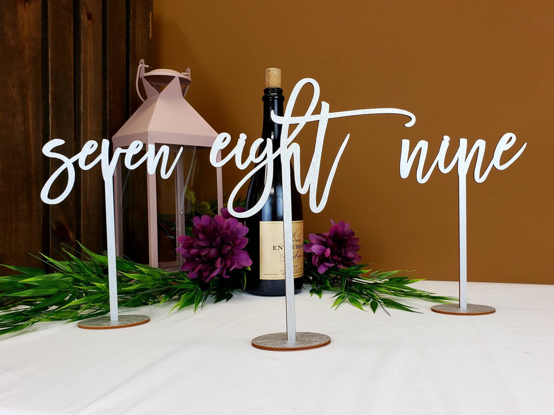 Silver Table Numbers for Wedding Wedding Table Numbers - Etsy Canada