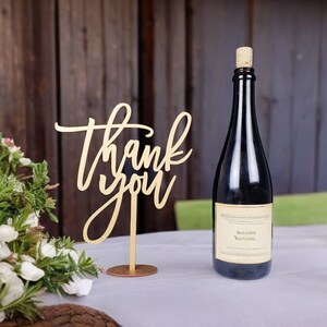 Thank You Table Sign | Thankyou Sign - Etsy