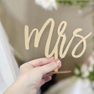 Mr and Mrs Sign for Head Table | Set of 3 Signs | Sweetheart Table ...