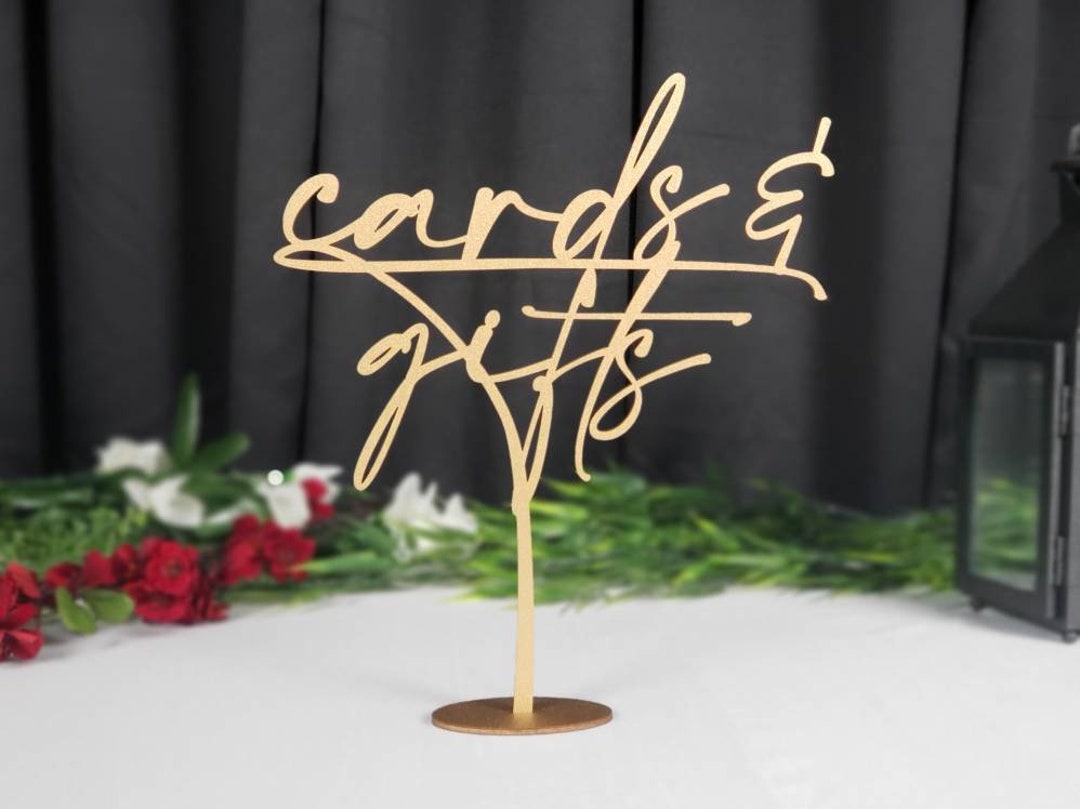 Cards & Gifts Table Sign - Etsy
