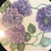 Painted Tile; Hydrangeas, Botanical Art. Purple Ceramic Tile, Hand ...
