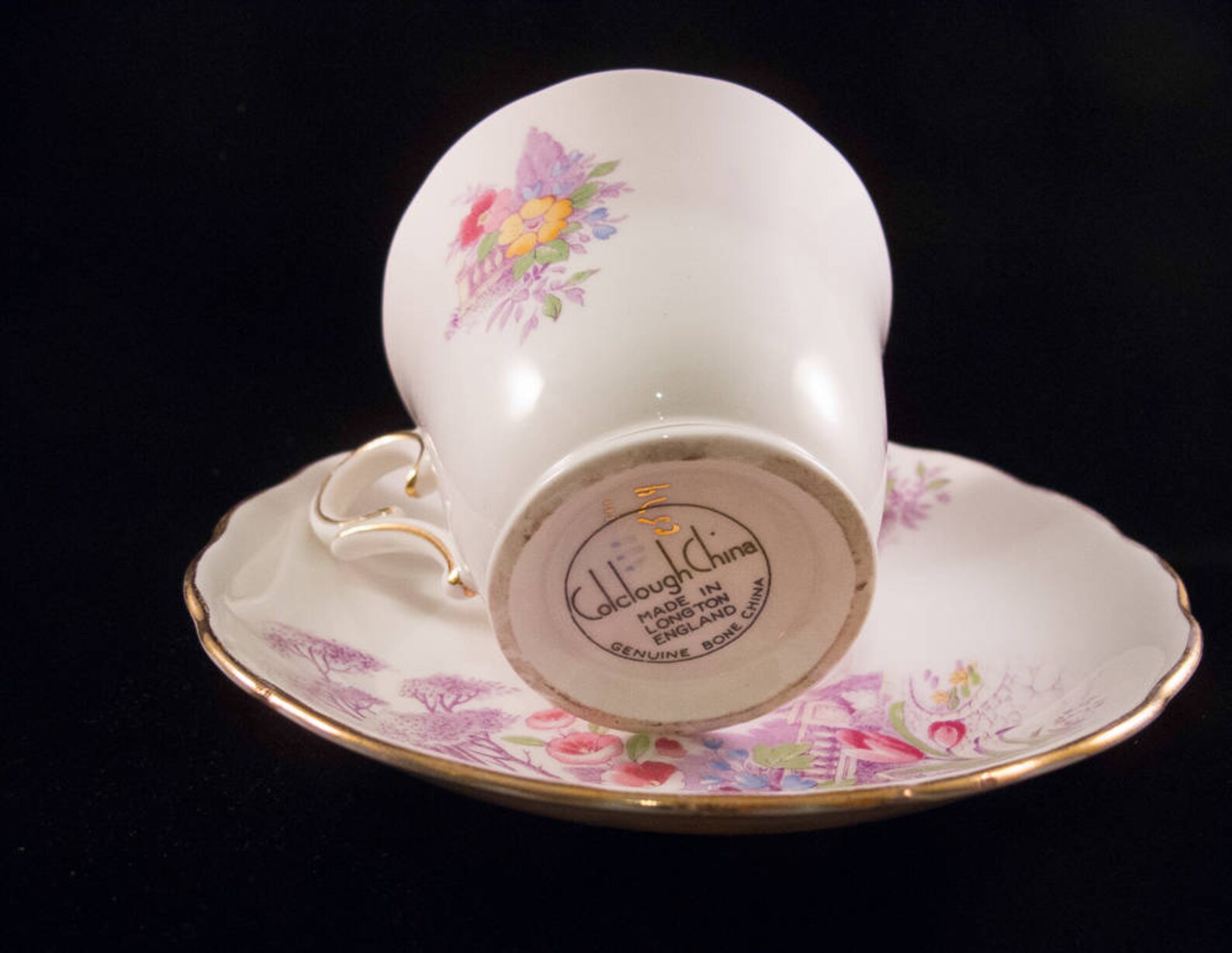 Colclough Vintage Bone China Tea Cup and Saucer | Made in England ...