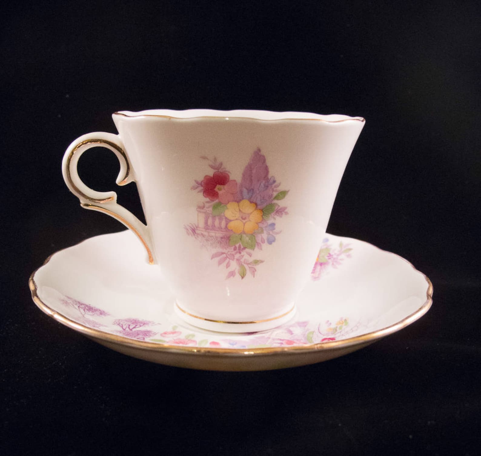 Colclough Vintage Bone China Tea Cup and Saucer | Made in England ...
