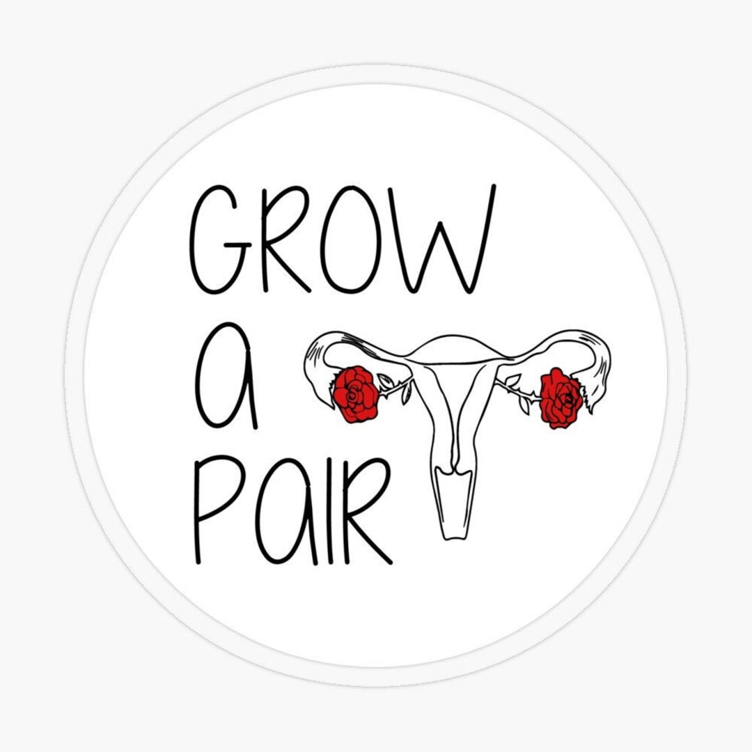 Grow A Pair Sticker - Etsy
