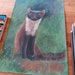 Ferret Art Original Painting Animal Artistic - Etsy