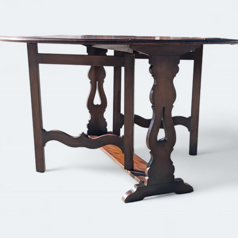 Antique Gateleg Dining Table, Solid Wood, Kitchen, Traditional, Early ...