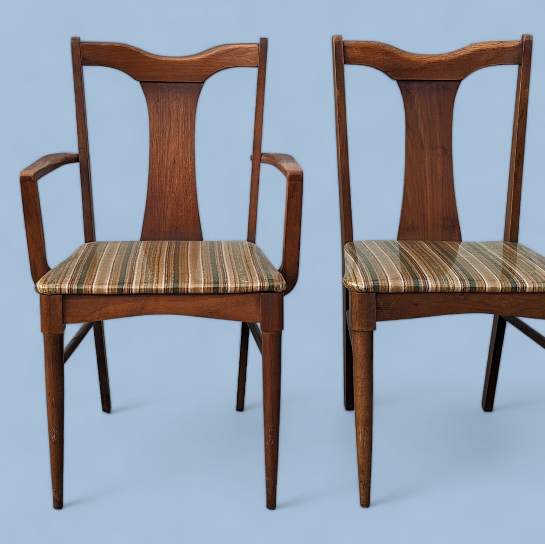 Dining Chairs by Garrison Furniture, Walnut, Mid Century, MCM, Original ...