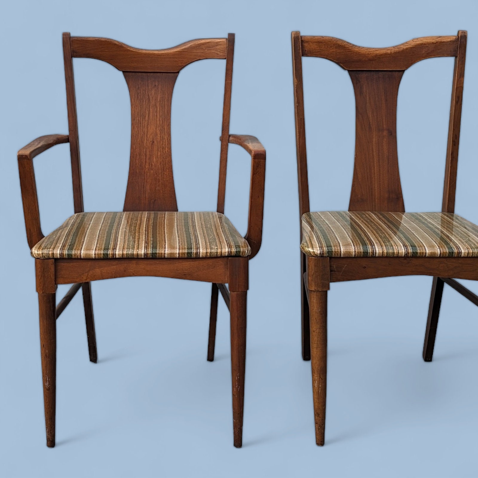 Dining Chairs by Garrison Furniture, Walnut, Mid Century, MCM, Original ...