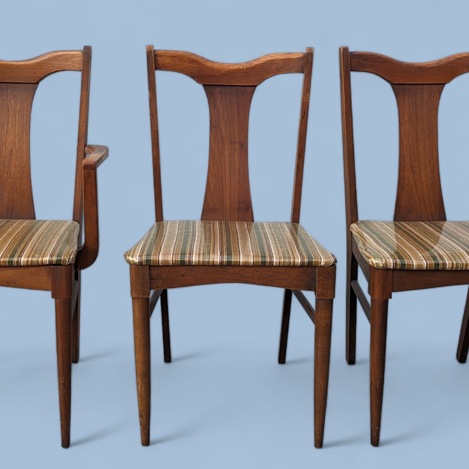 Dining Chairs by Garrison Furniture, Walnut, Mid Century, MCM, Original ...