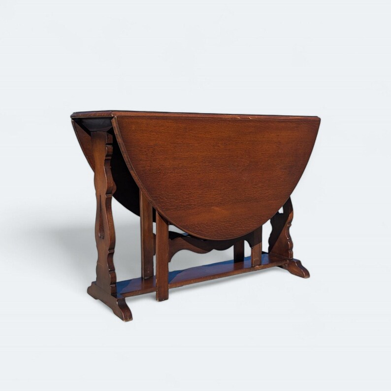 Antique Gateleg Dining Table, Solid Wood, Kitchen, Traditional, Early ...