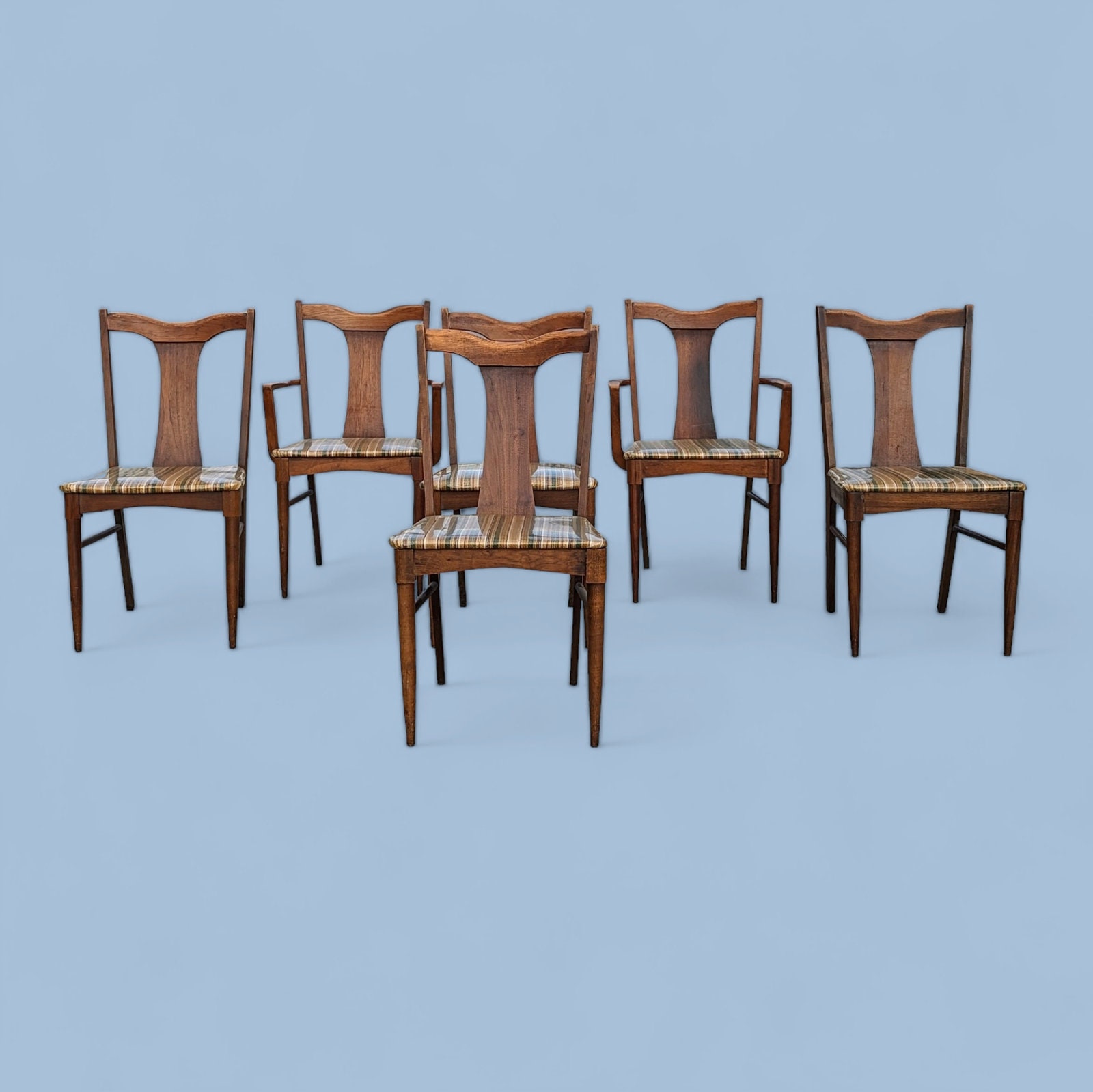 Dining Chairs by Garrison Furniture, Walnut, Mid Century, MCM, Original ...
