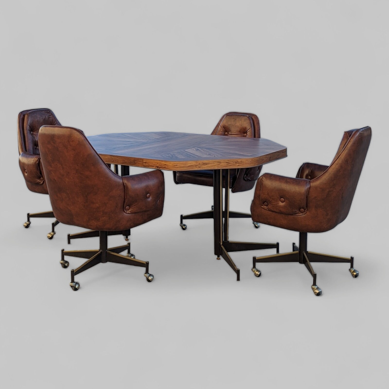 Douglas Furniture Dining Set, Laminate Table, Four Chairs, Kitchen ...
