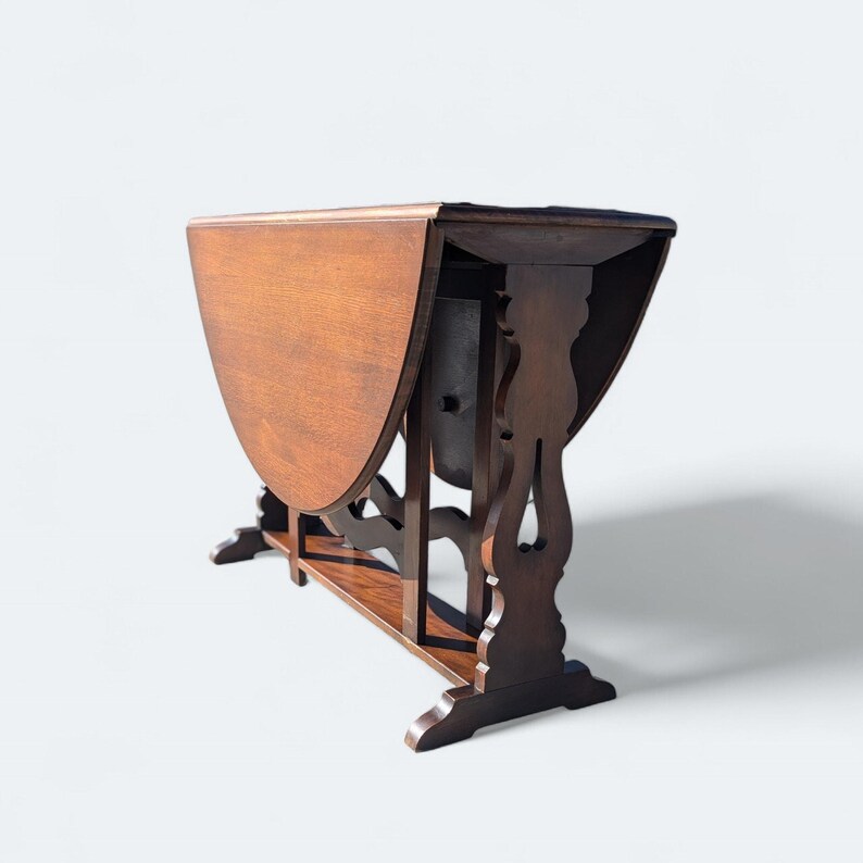 Antique Gateleg Dining Table, Solid Wood, Kitchen, Traditional, Early ...