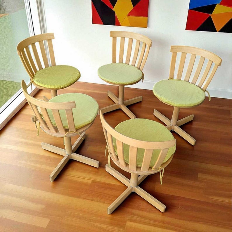 Vintage Scandinavian Swivel Chairs - Edsbyverken - Jan Hallberg & Sune ...