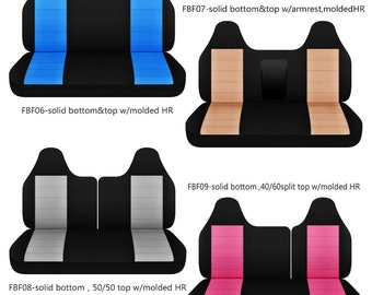 60 40 Split High Back Front Bench Seat Cover for 98 2001 - Etsy