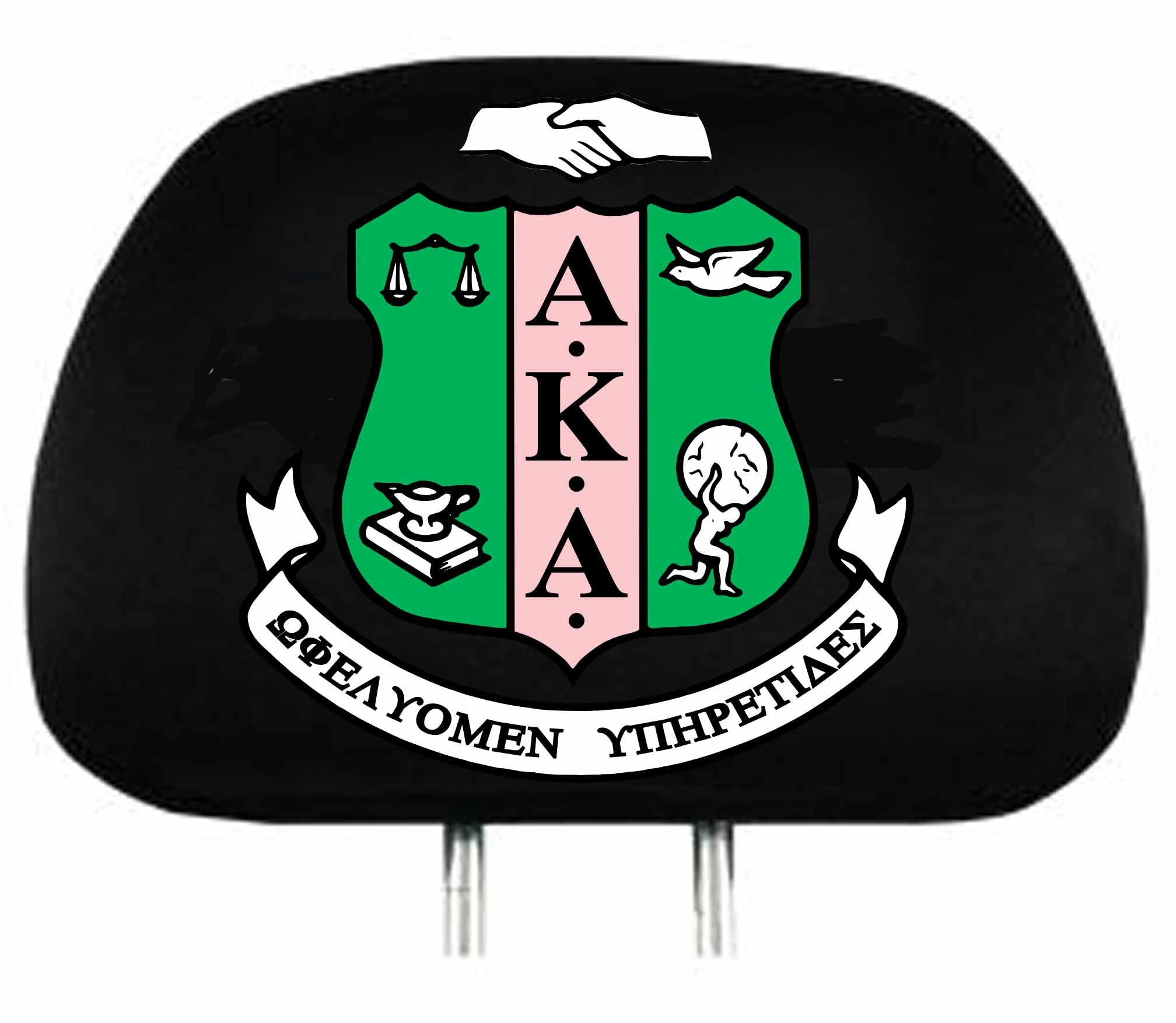 Aka Sorority Shield With Pearls