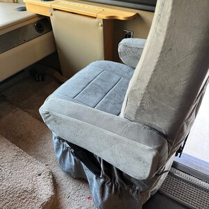 Motorhome, RV or Van Conversion-seat Cover, Made to Fit. 16-ounce ...