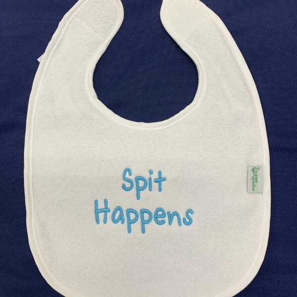 Spit Happens Bib - Etsy
