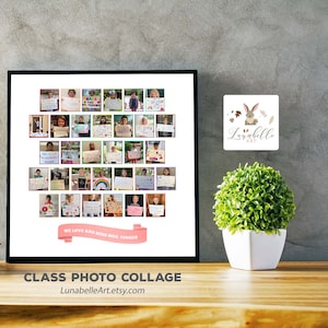 School Photo Collage | School Photo Display | Teachers Gift ...